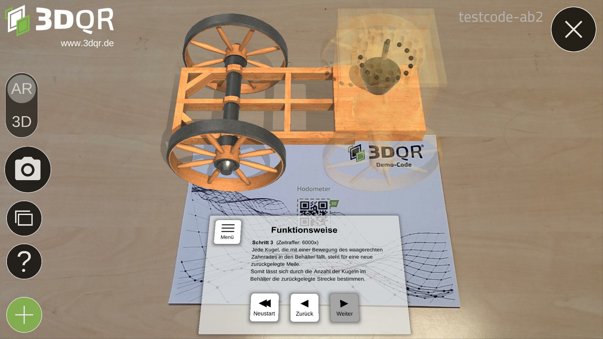 André Bloemer - Augmented Reality - Vitruvian Odometer