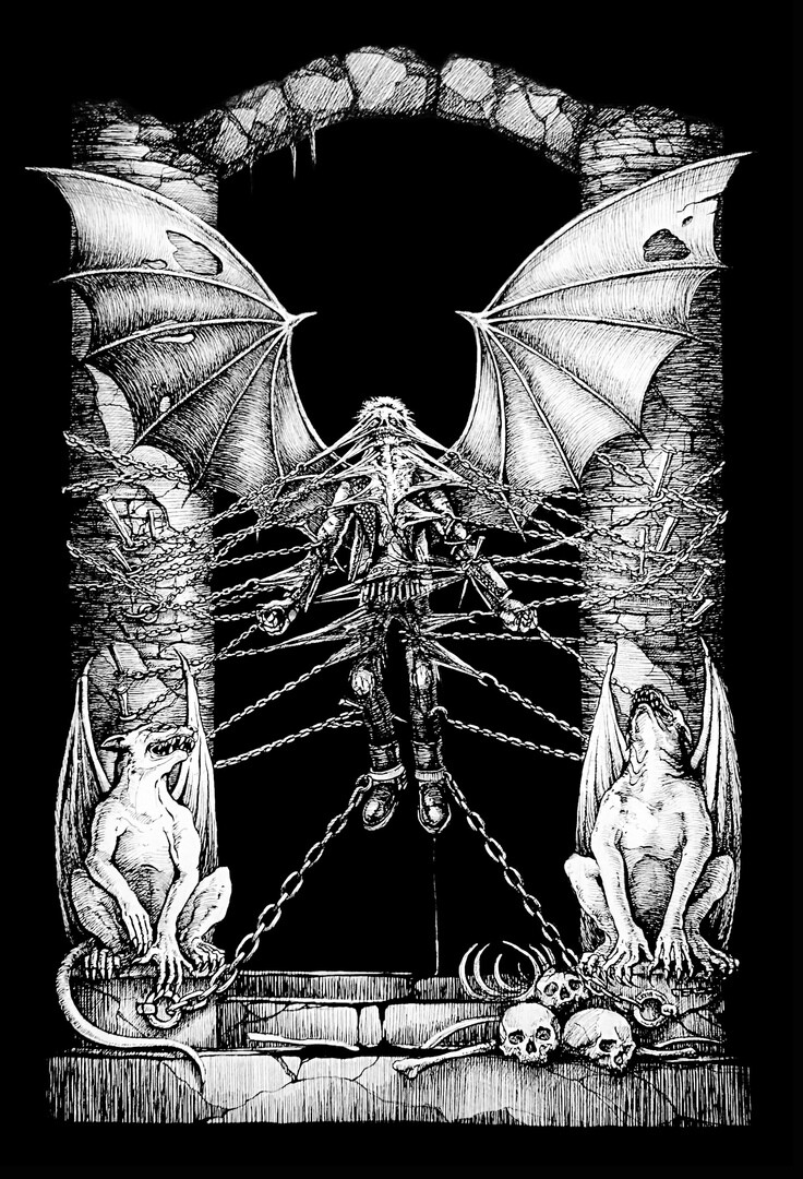 ArtStation - Art for the cover of the "Rise of the demons" album by ...