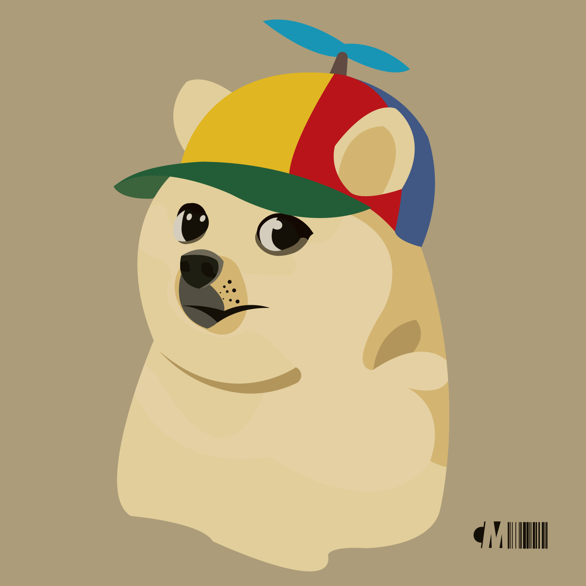 how to draw doge meme