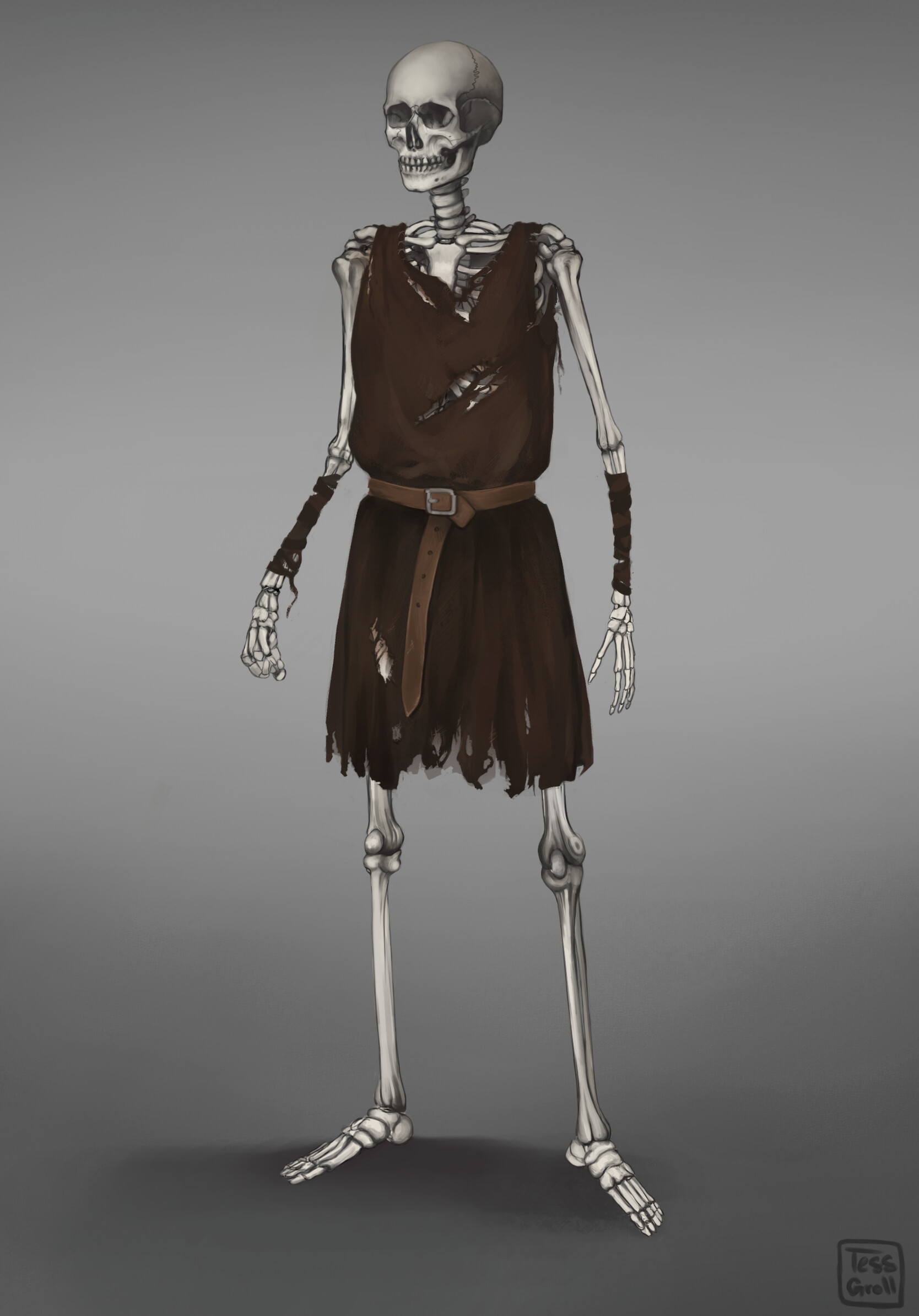 ArtStation - Skeleton cloth