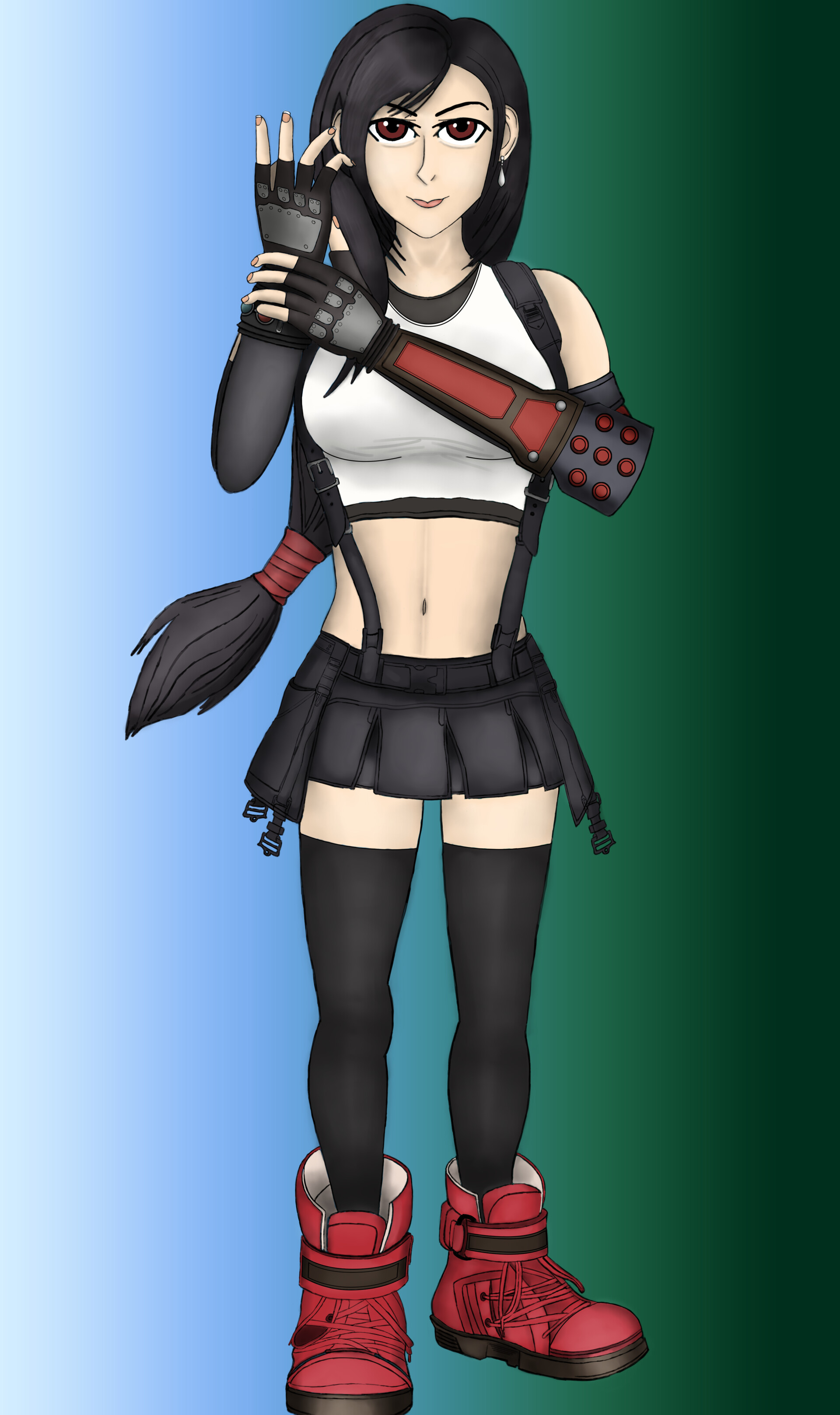 ArtStation - Tifa Lockhart (Digital Sketch)