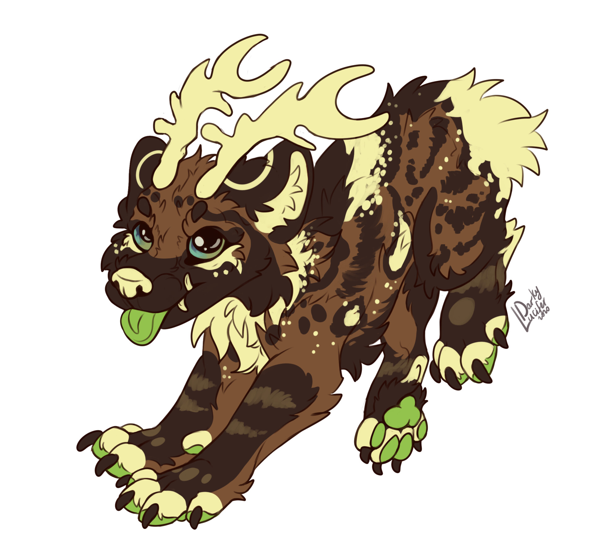 ArtStation - Deer wolf