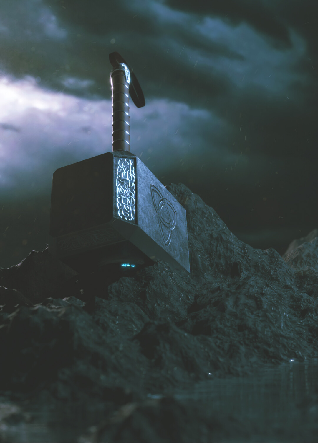 mjolnir wallpaper iphone