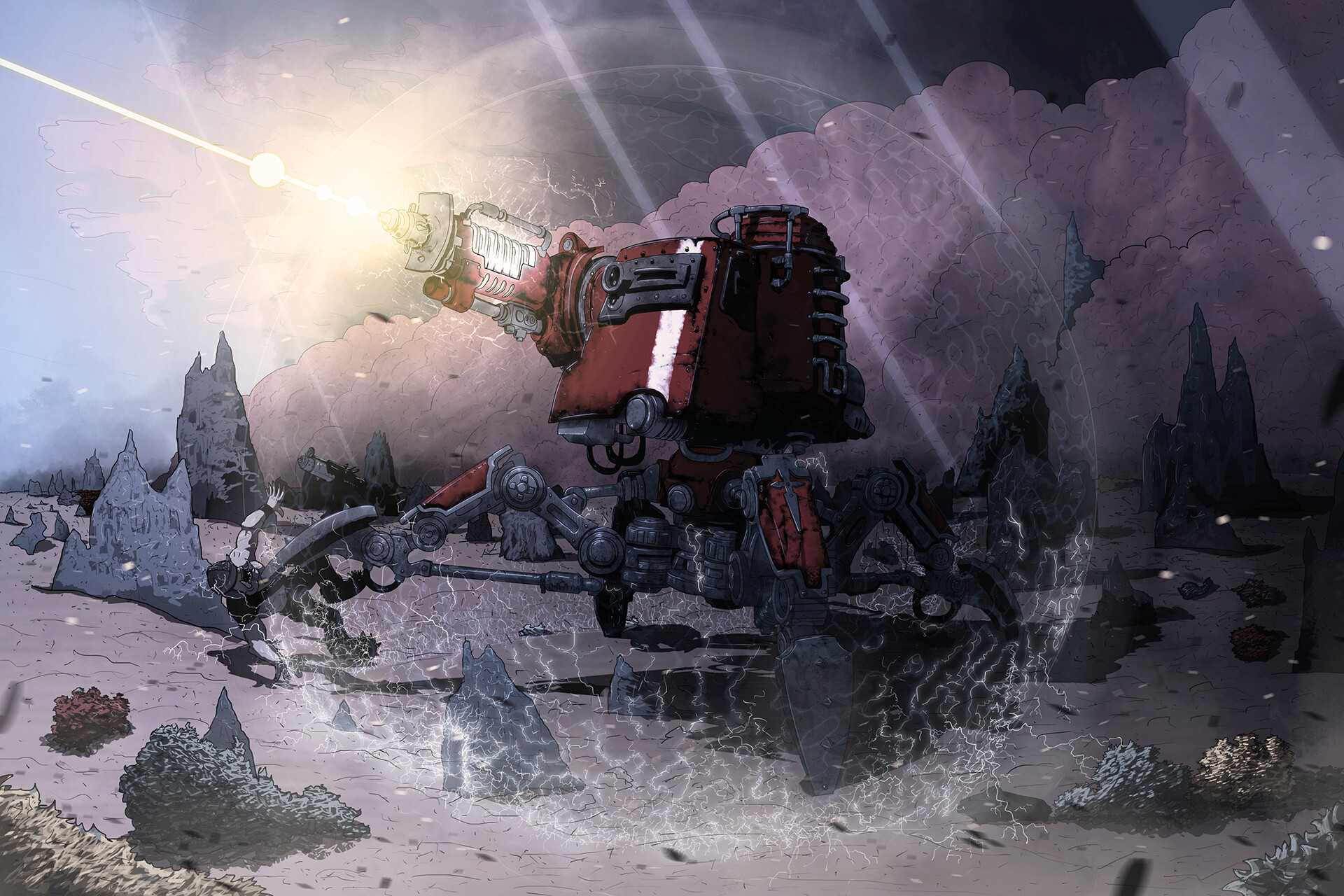 ArtStation - Onager Dunecrawler - Warhammer 40K