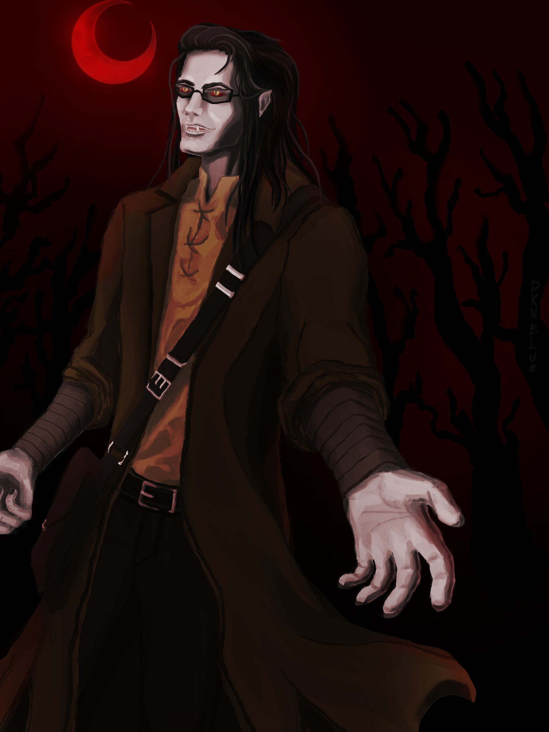 DKN Blue - Cuthbert Beckett from "Vampire the Masquerade: Bloodlines"