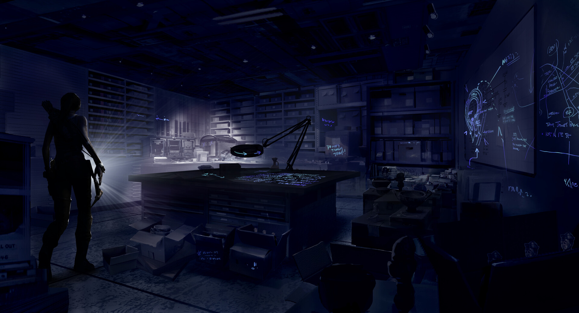 ArtStation - Tomb Raider interior Design Concept to help develop and ...