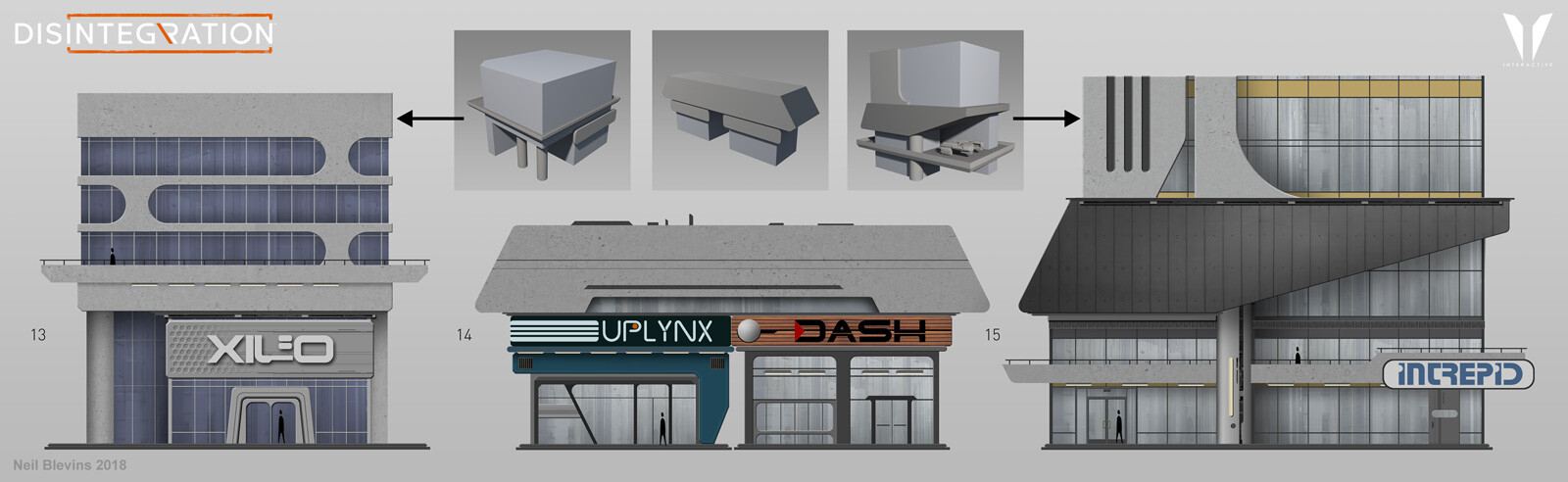 Neil Blevins - Disintegration Urban City Buildings