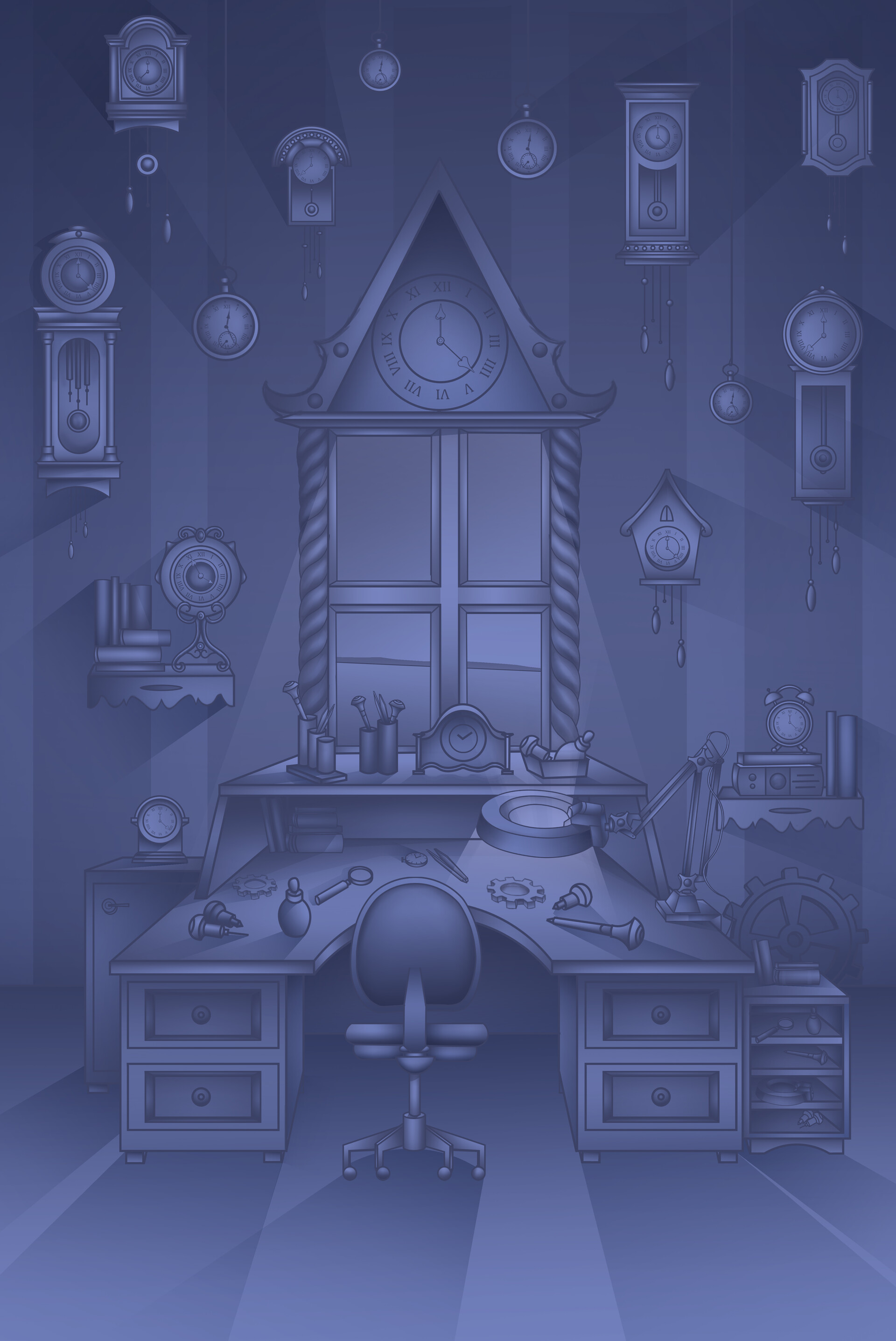 ArtStation - Watchmaker's workshop