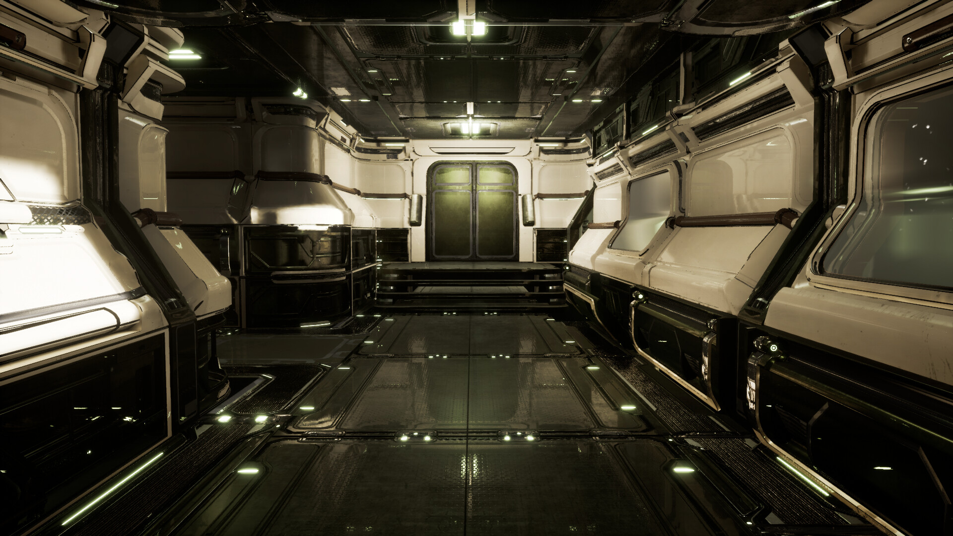 ArtStation - Modular SciFi hallway