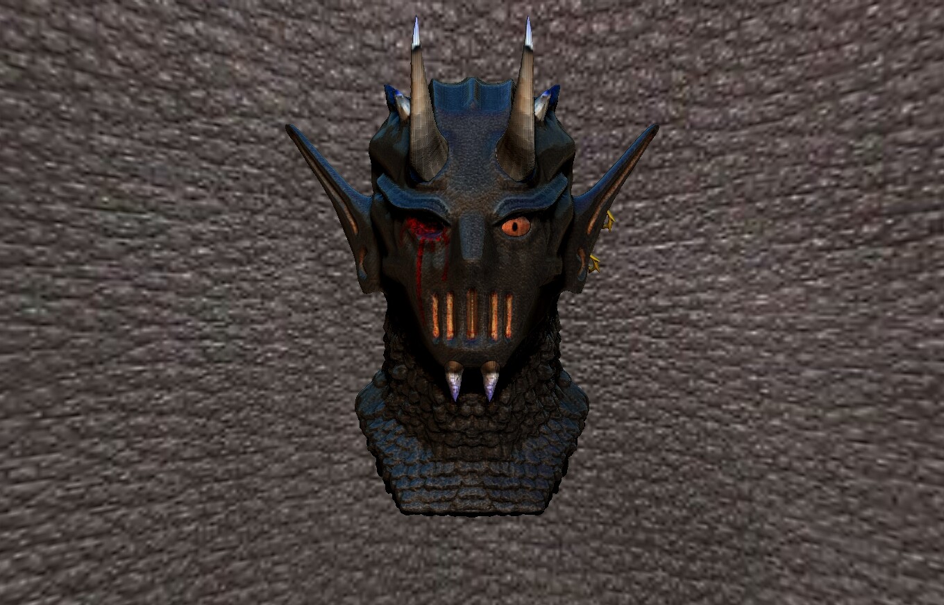 ArtStation - First try demon head