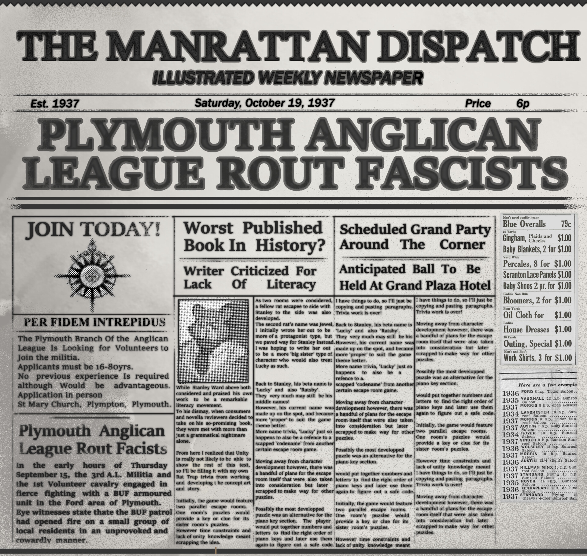 ArtStation - Rat Trap UI & Textures