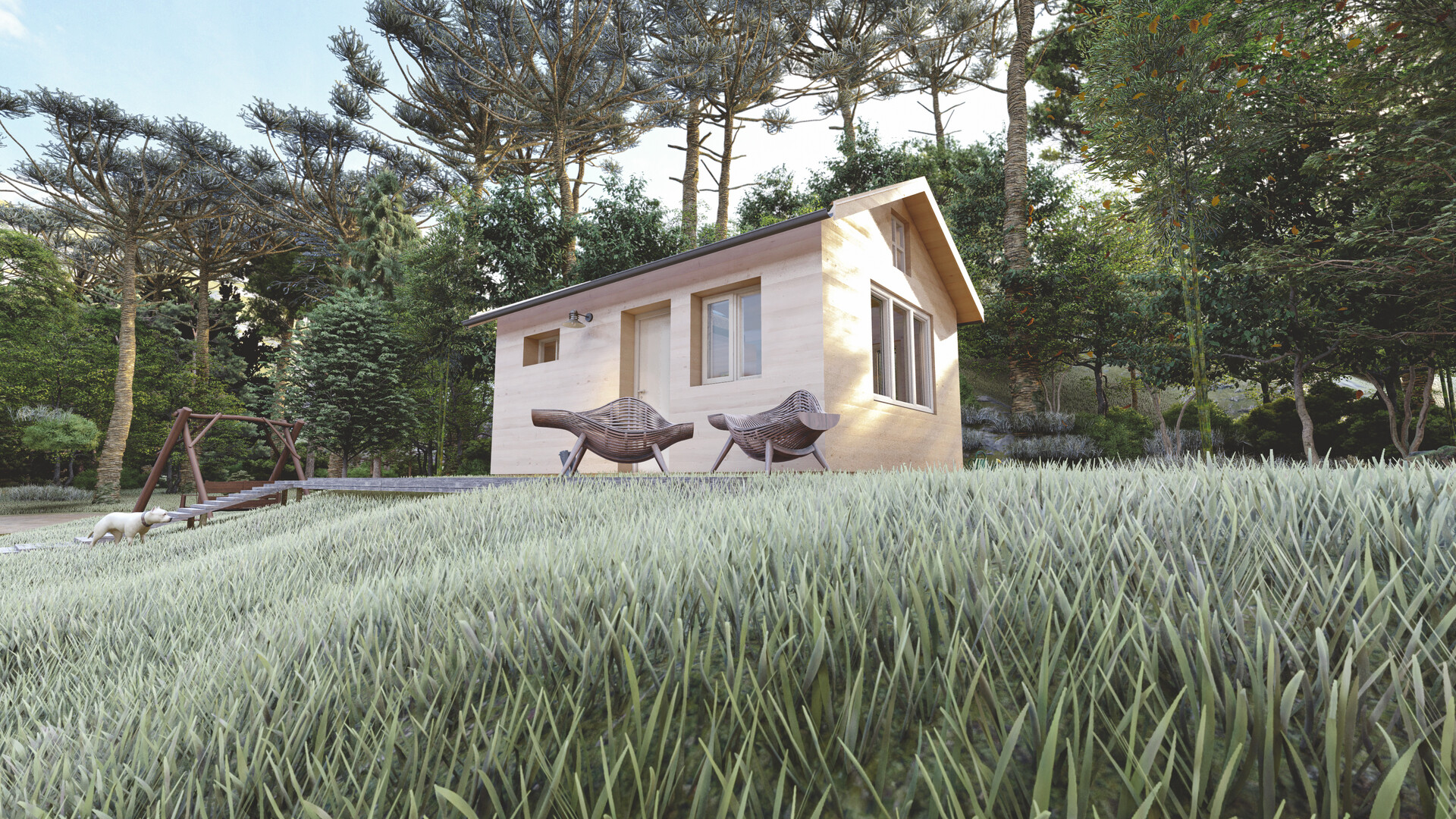 ArtStation - Wild House Forest