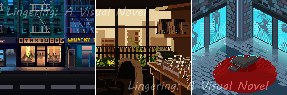 ArtStation - LINGERING: Visual Novel Game