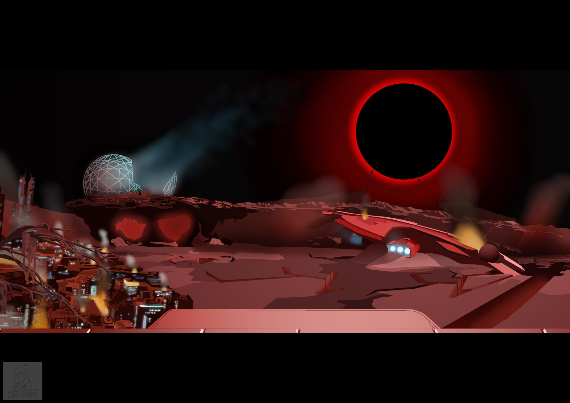 ArtStation - under the Blood sun