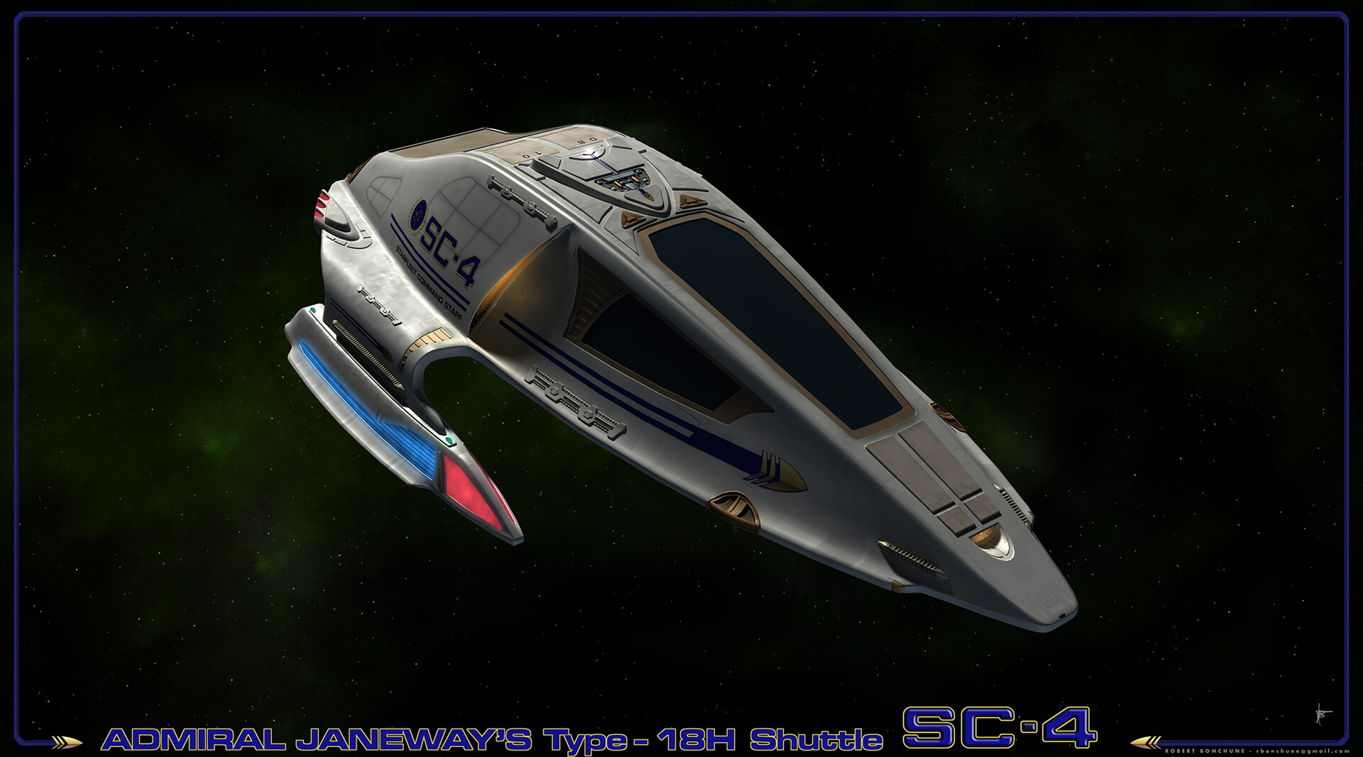 Robert Bonchune - Admiral Janeway's Shuttle (Star Trek: Voyager)