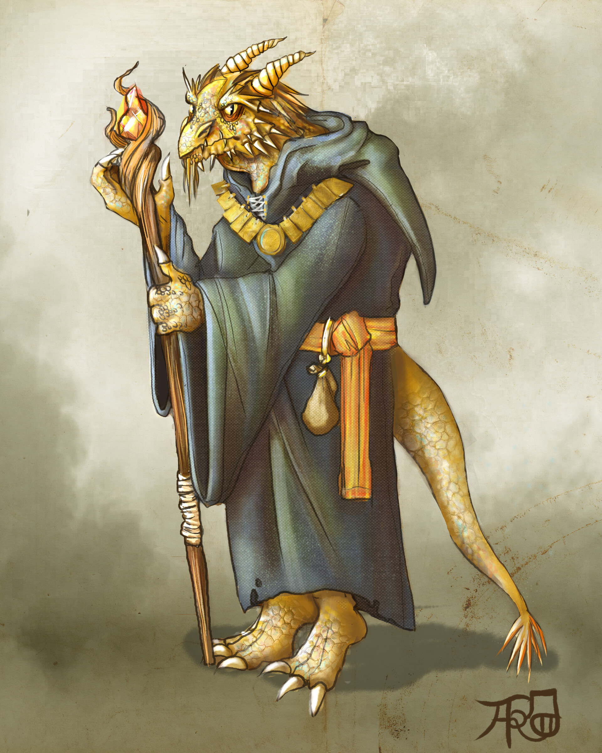 dragonborn wizard