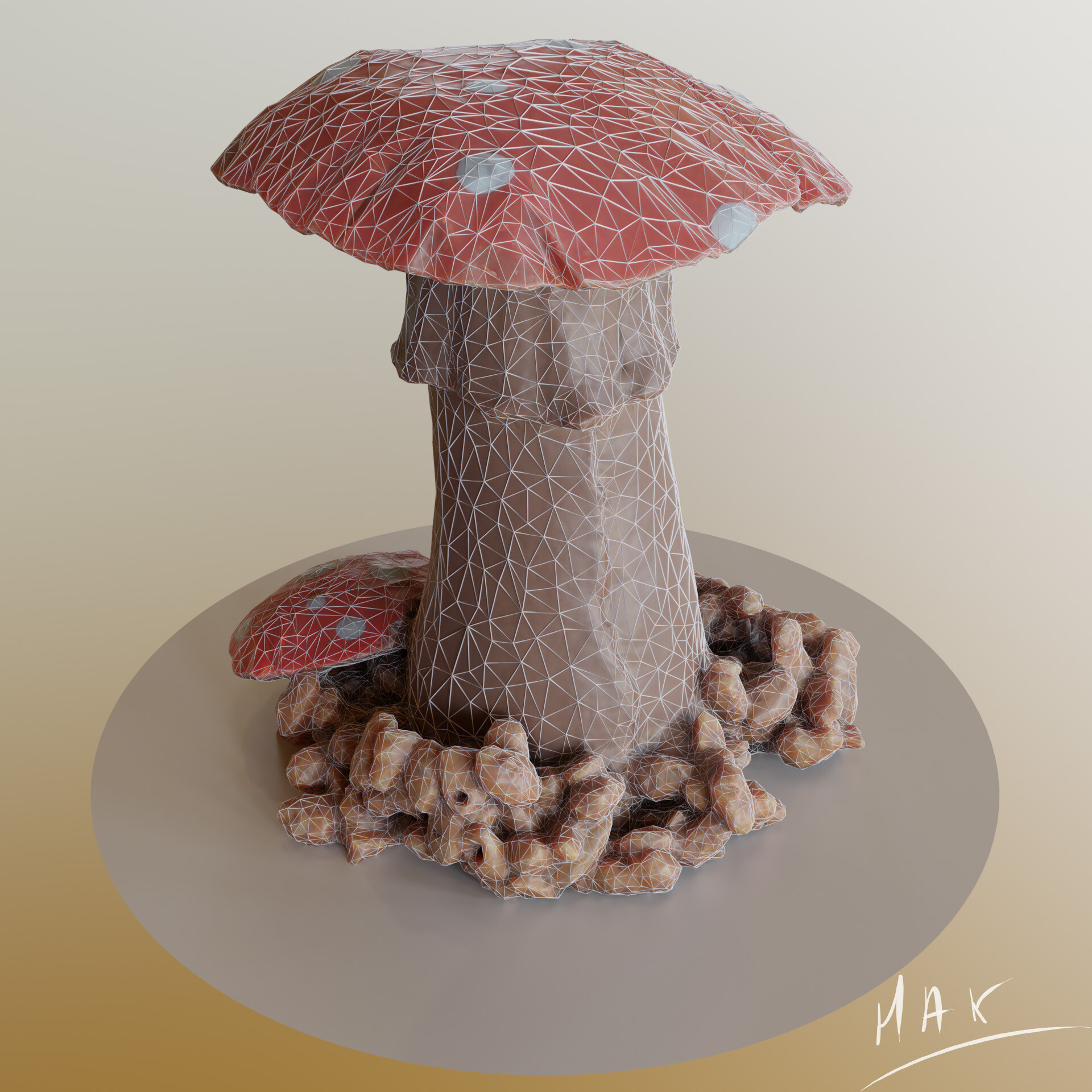 MAKRAM DAOU - Chocolat Mushroom with crisped rice