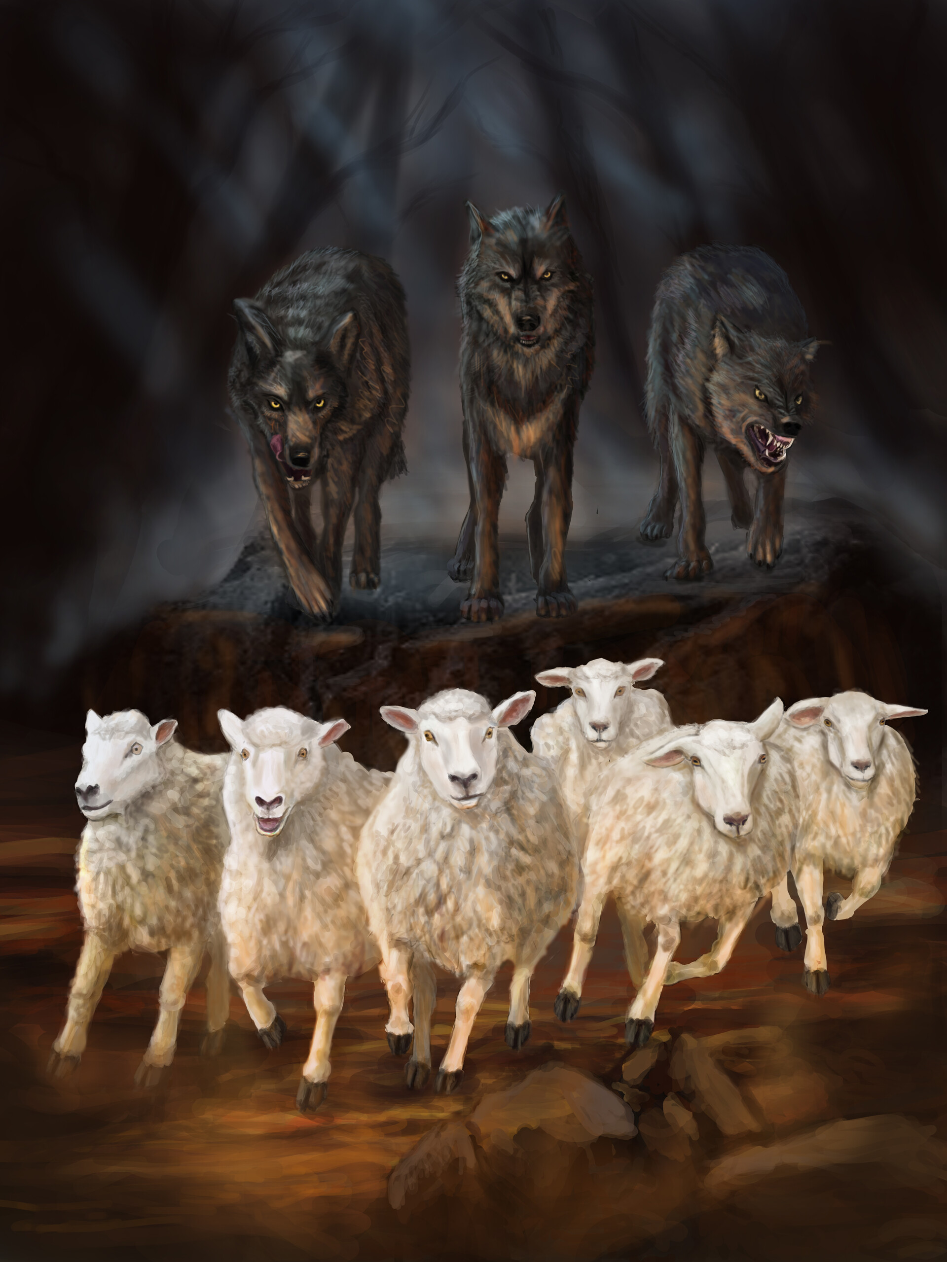 ArtStation - Wolves Not Sheep