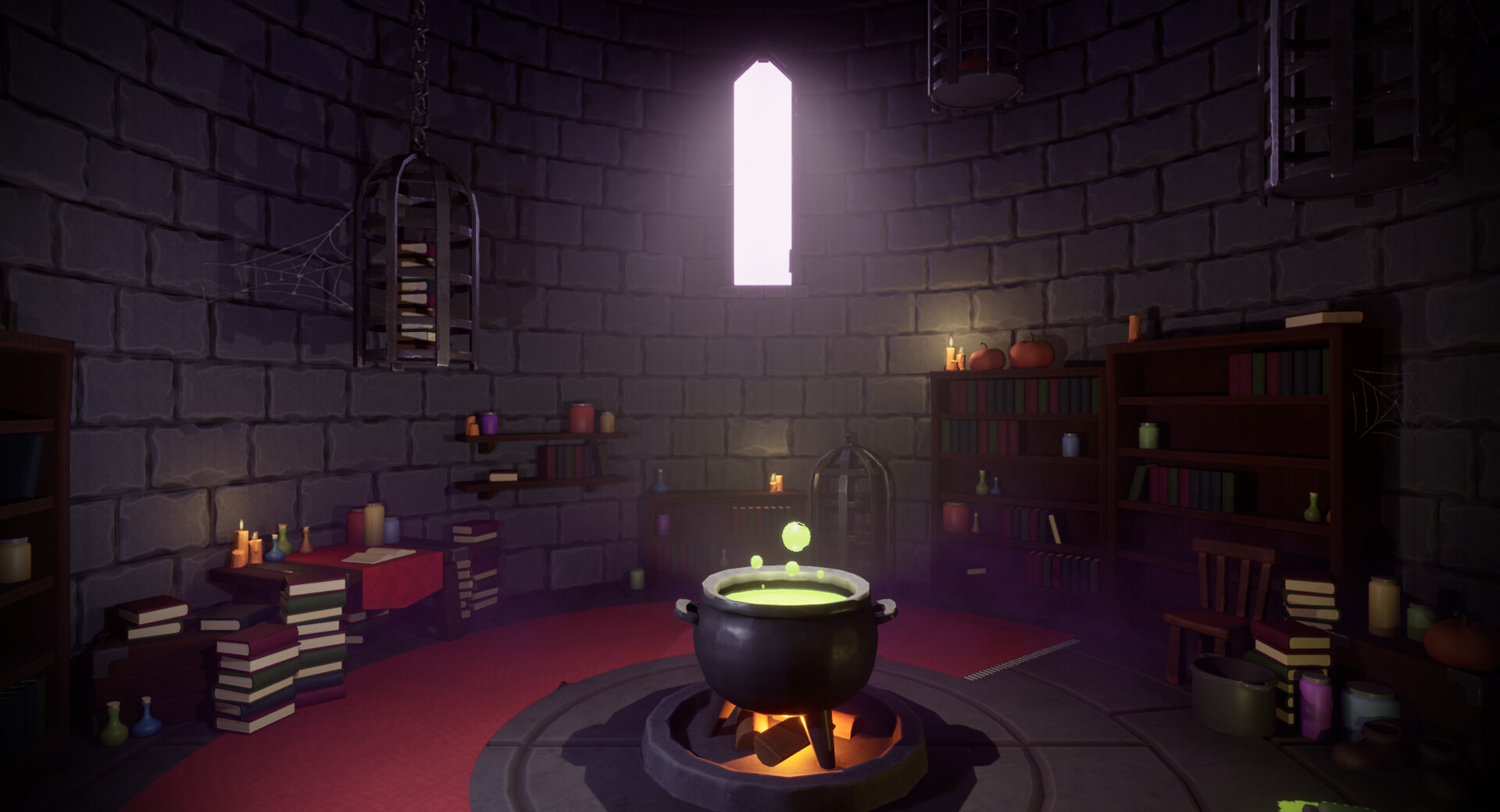 ArtStation - Stylized Witch Tower, Game Environment - Unreal Engine 4