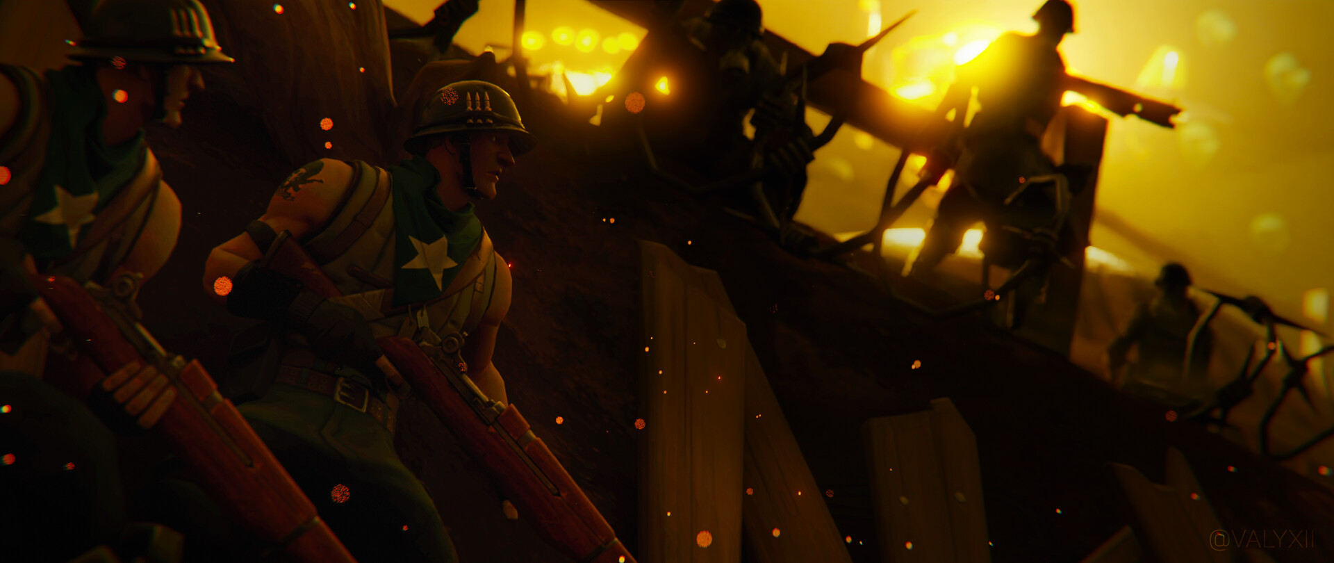 ArtStation - Trench Attack