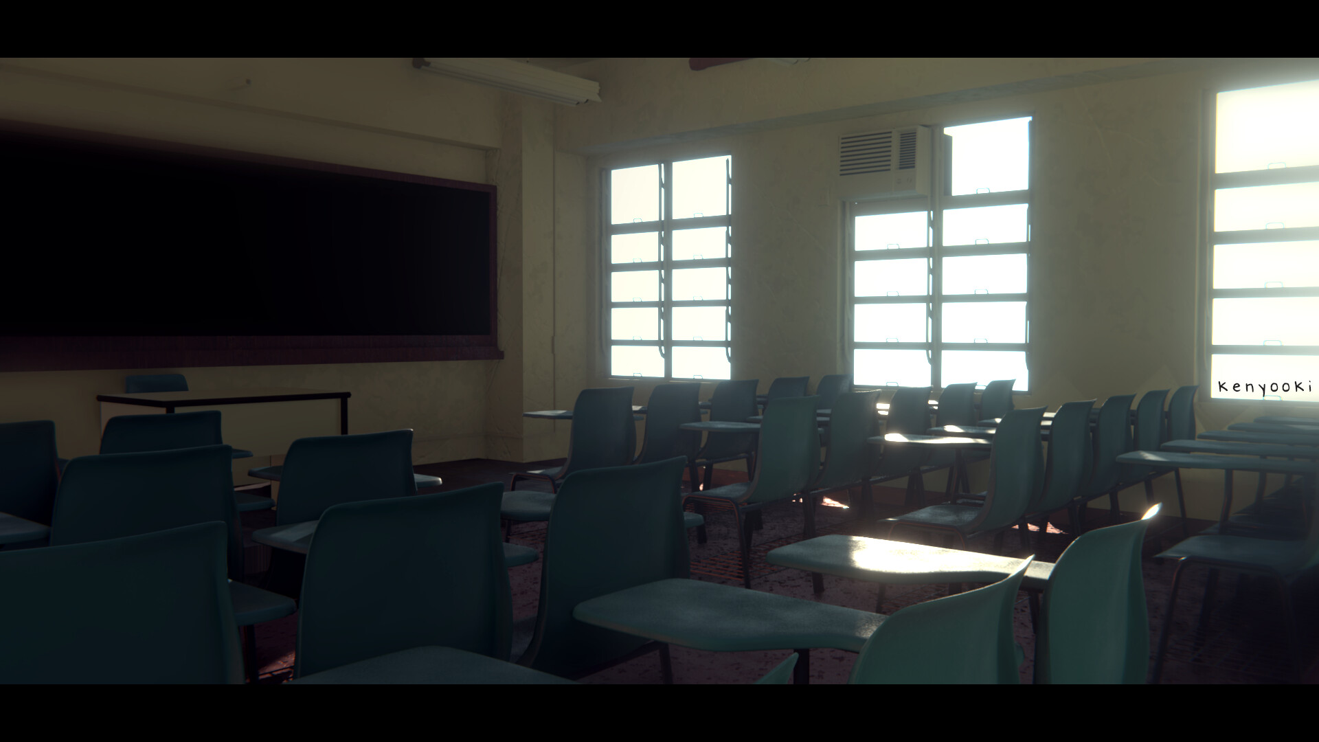 ArtStation - Classroom Render