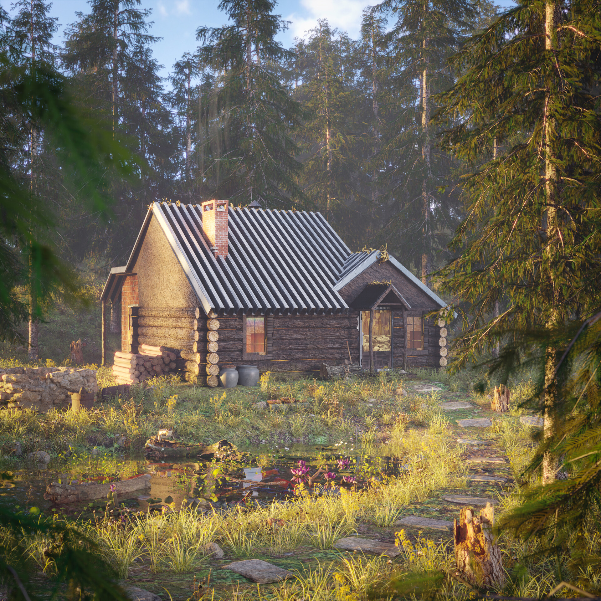 ArtStation - PEACEFUL PLACE