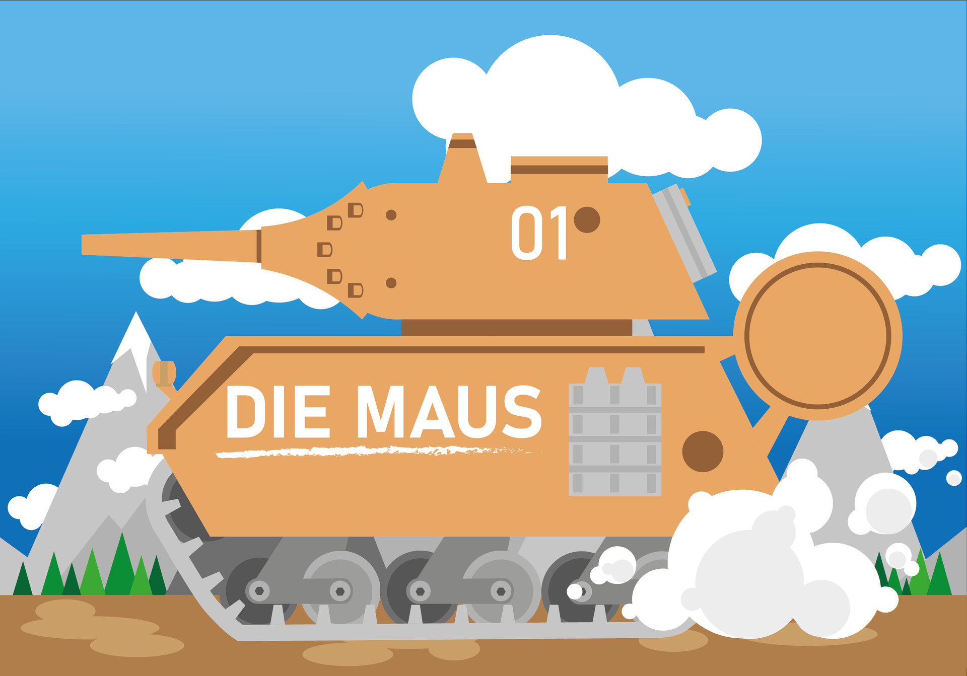 ArtStation - The Geman Heavy Tank "Maus"