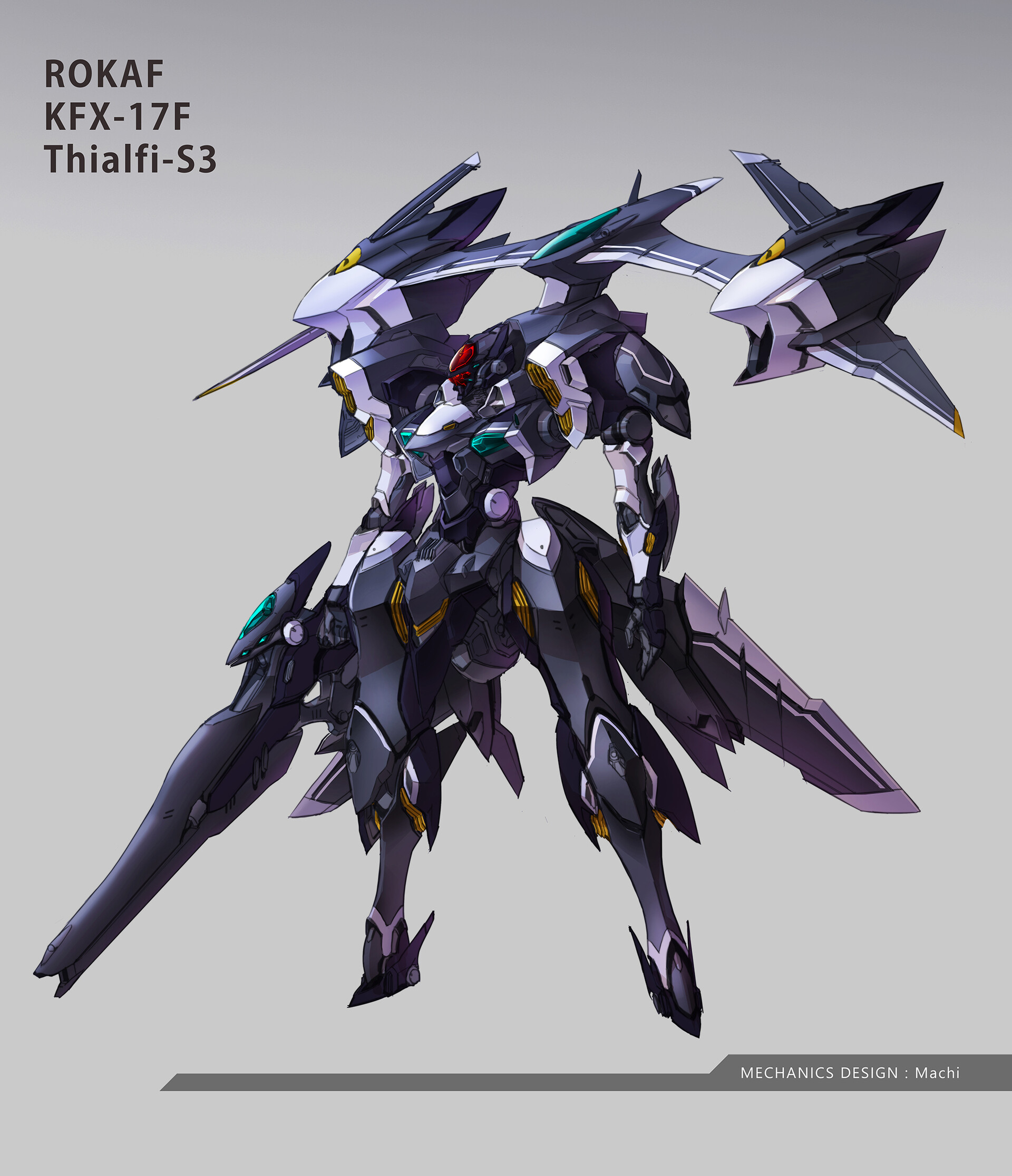 ArtStation - ROKAF KFX-17F Thialfi-S3 Commander Type