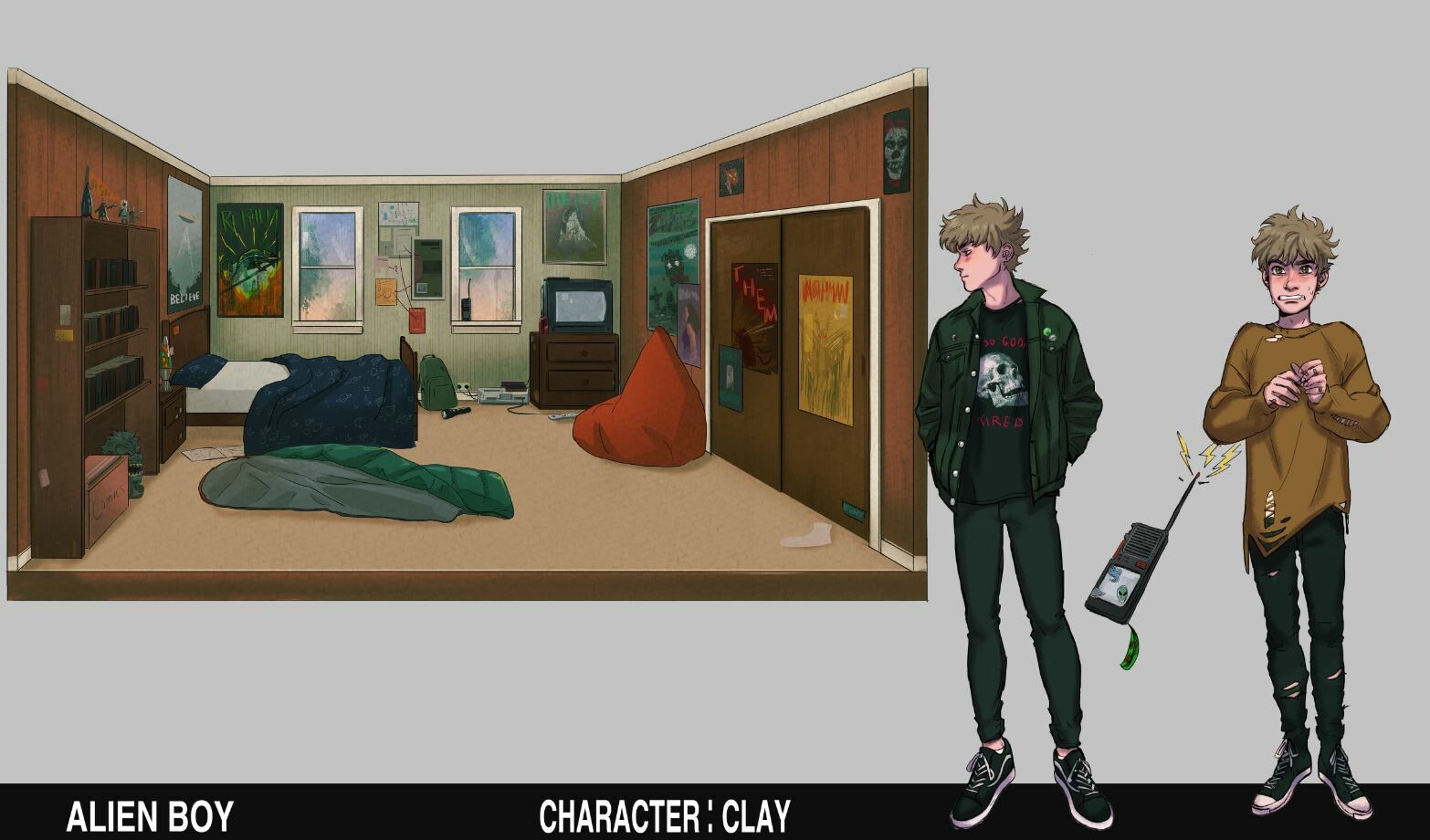 ArtStation - ALIEN BOY - concept