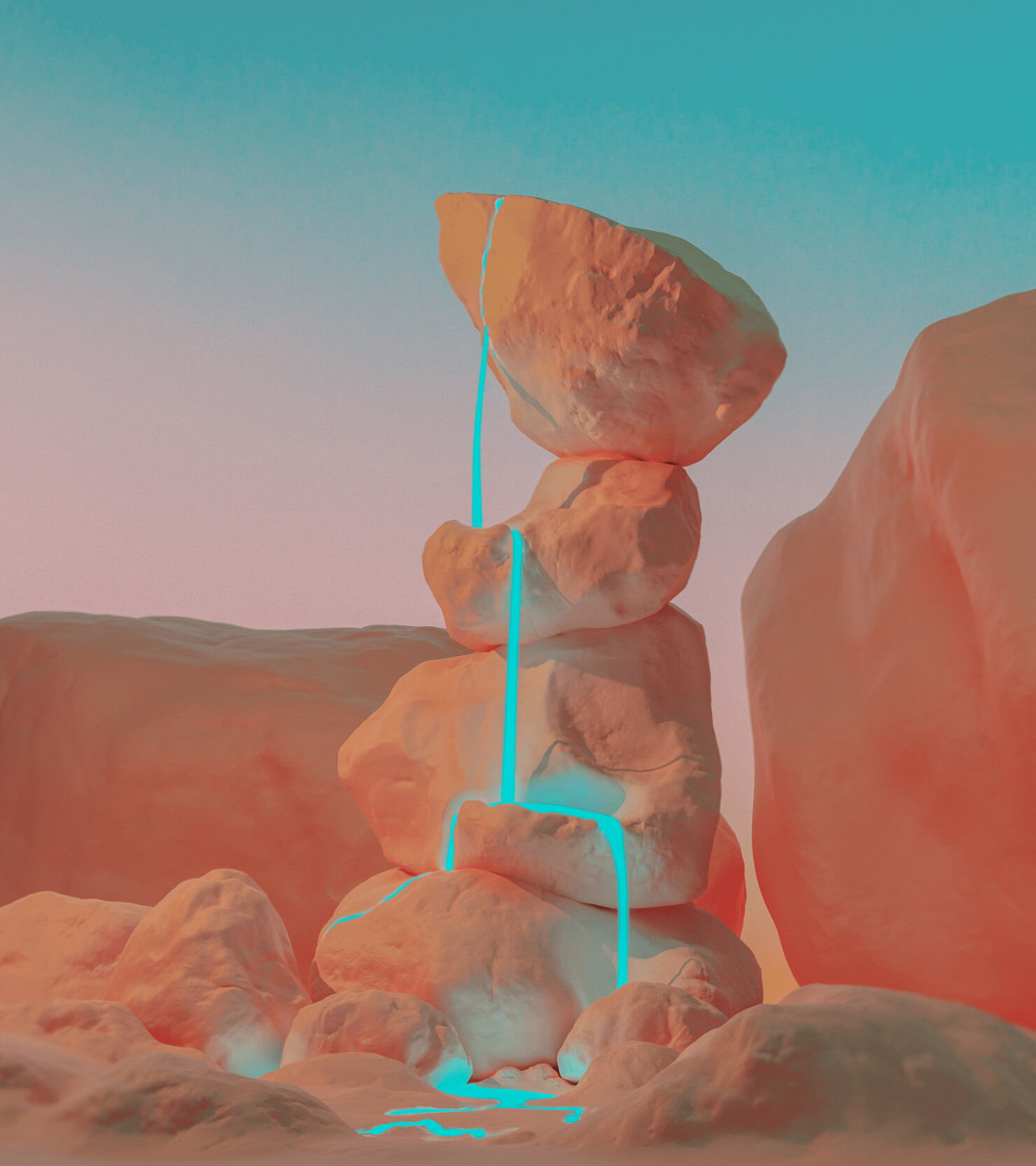 ArtStation - stack of rocks