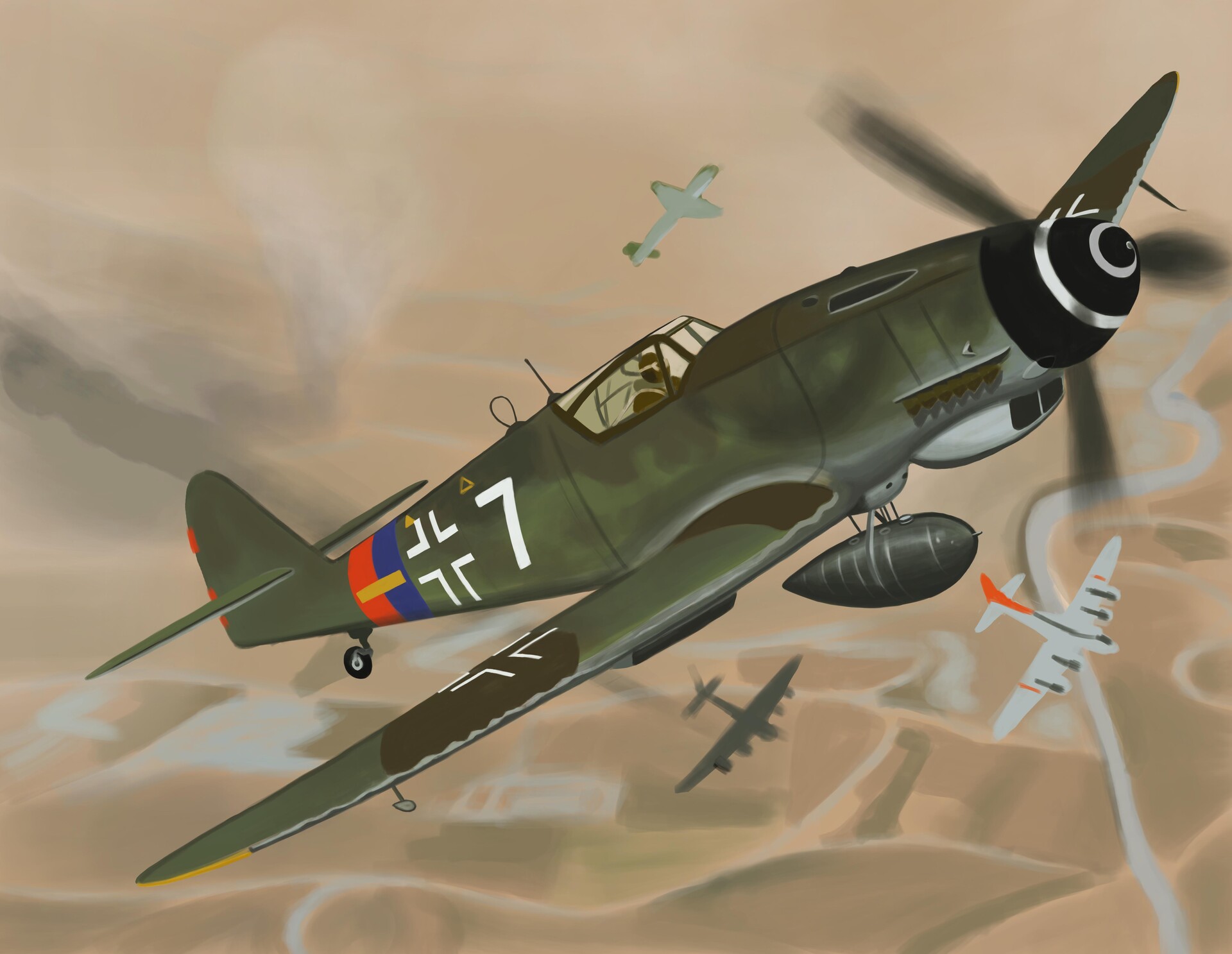 ArtStation - Bf 109 G-10