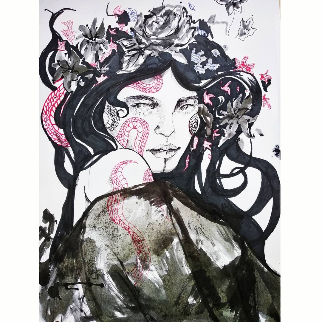 ArtStation - Flower Lady