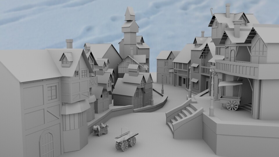 ArtStation - Bg reference Model