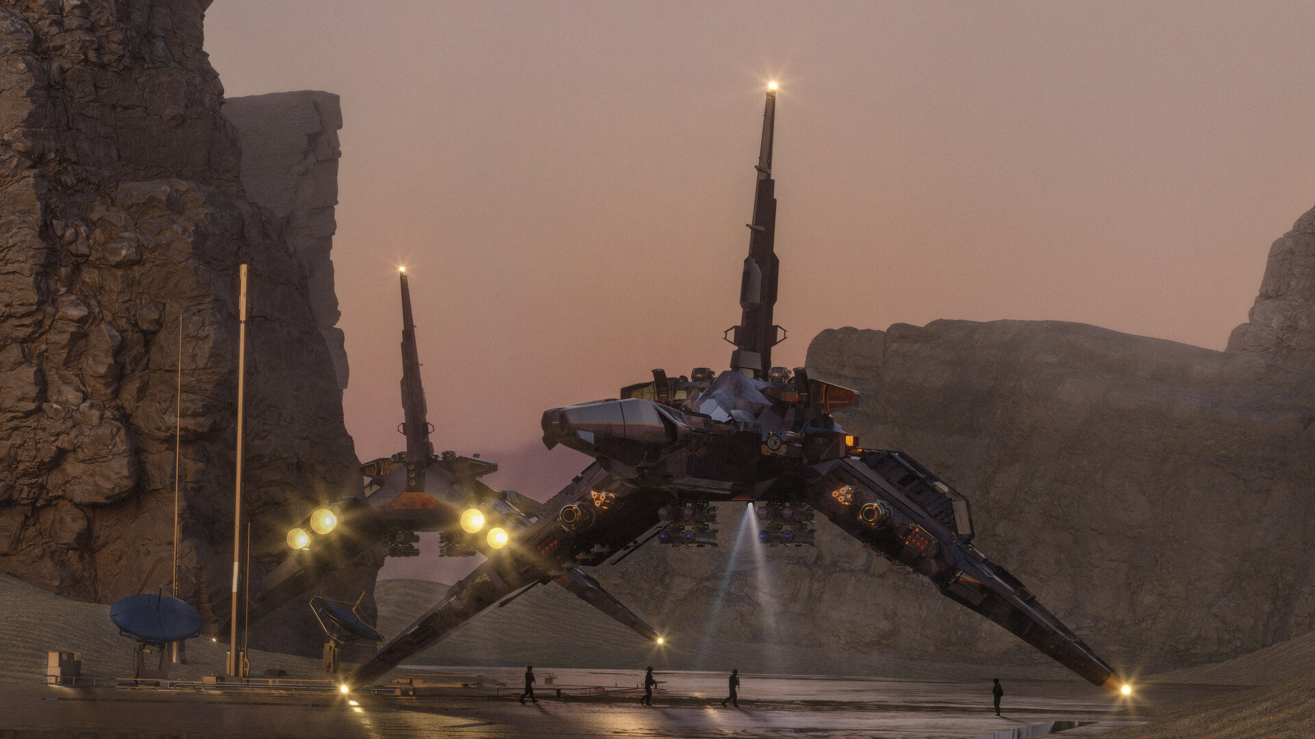 ArtStation - Atmoslicer Light Fighter Kitbash