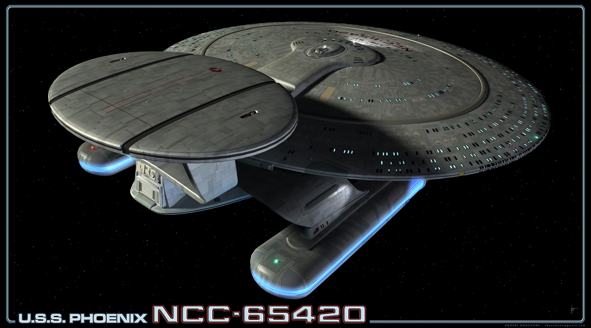 Robert Bonchune - U.S.S. Phoenix (Star Trek: Voyager, Star Trek: Deep ...