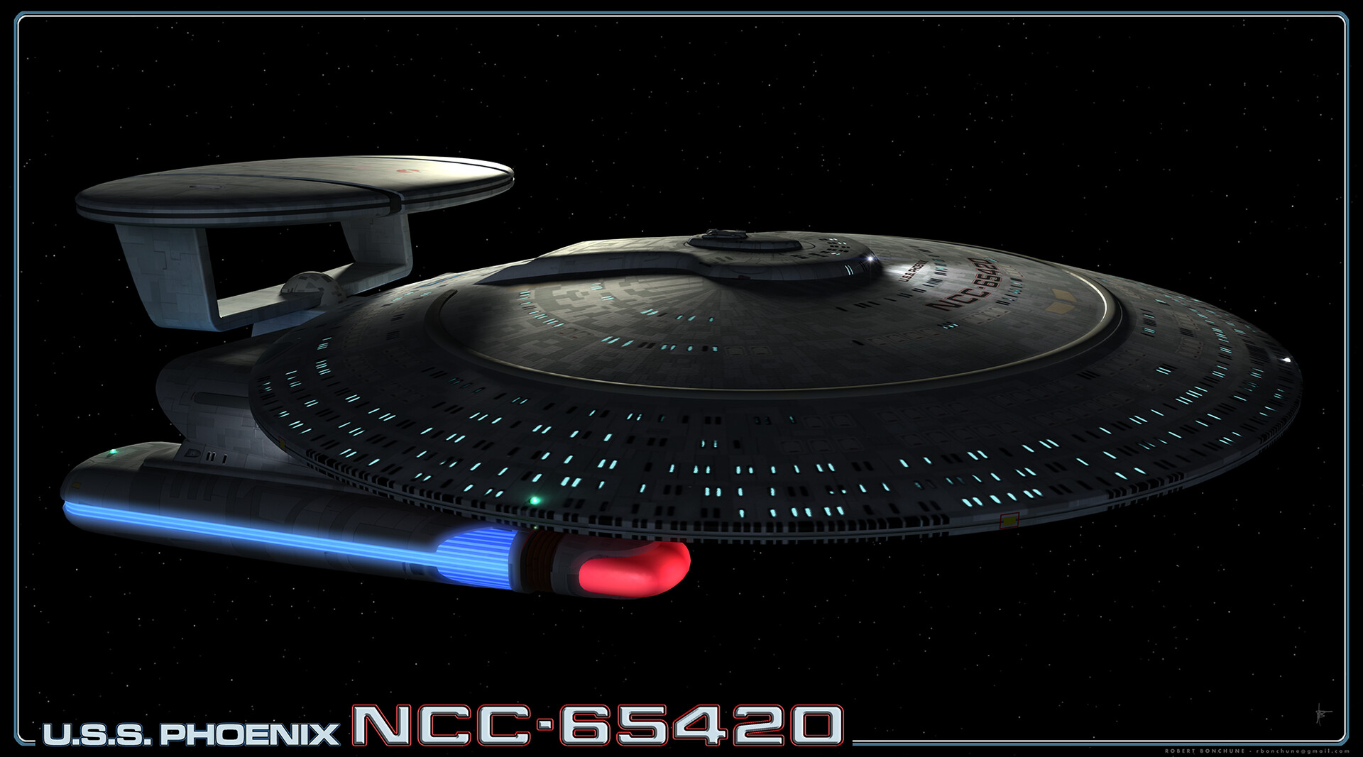 Robert Bonchune - U.S.S. Phoenix (Star Trek: Voyager, Star Trek: Deep ...