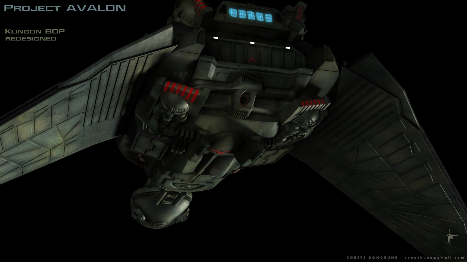 Robert Bonchune - Star Trek Klingon Bird Of Prey (project Avalon Fan ...