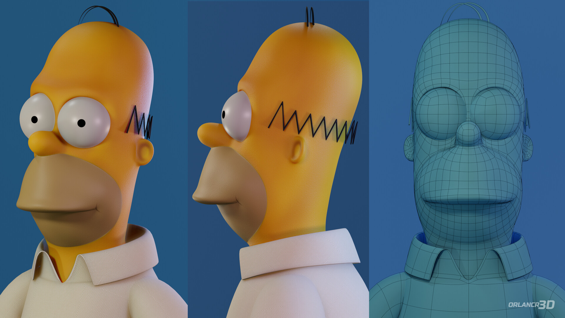 Orlando Esquivel - Homer Simpson Fan Art