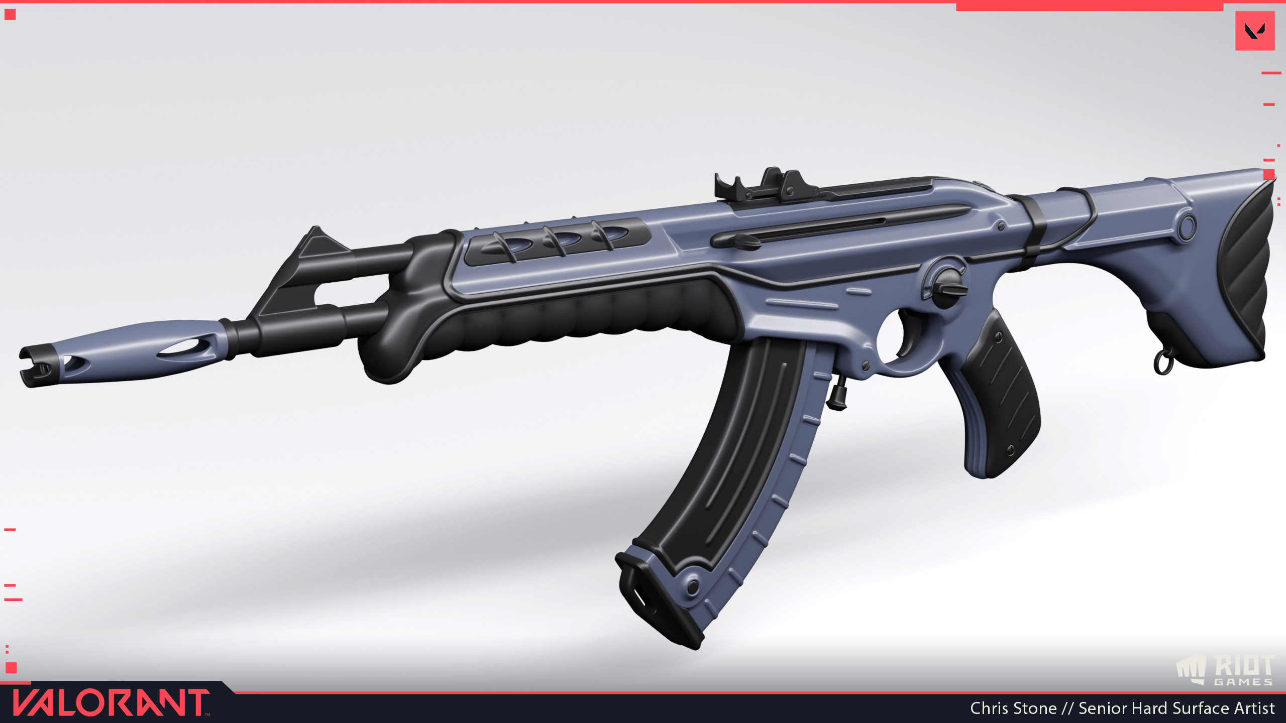 Chris Stone 3d Portfolio - VALORANT: Luxe Vandal