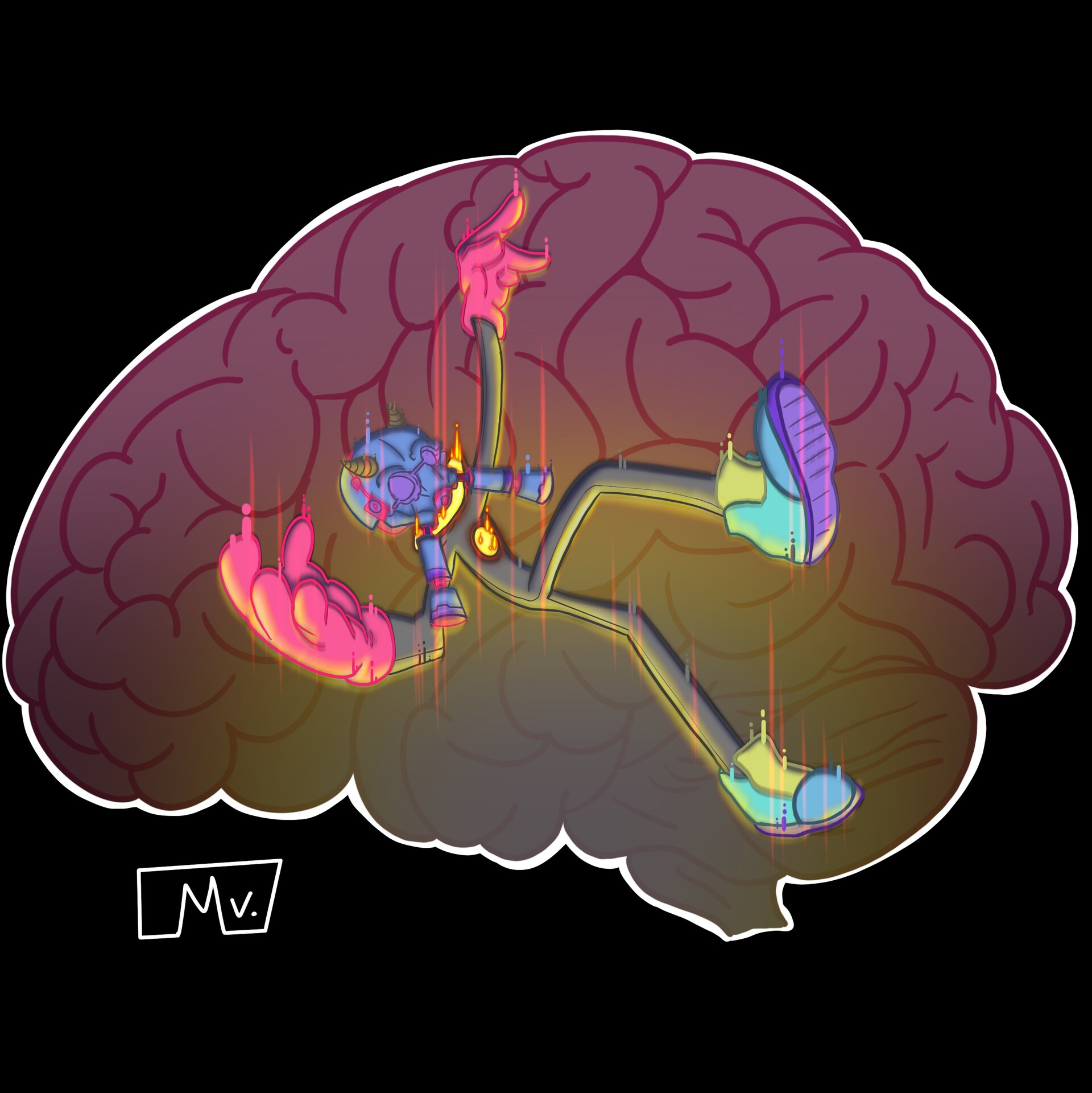 ArtStation - Demon falling