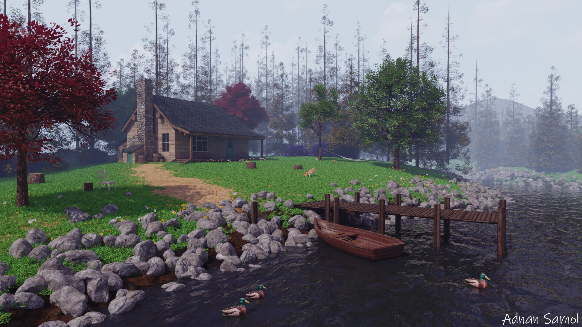 ArtStation - Beautiful Environment - Blender