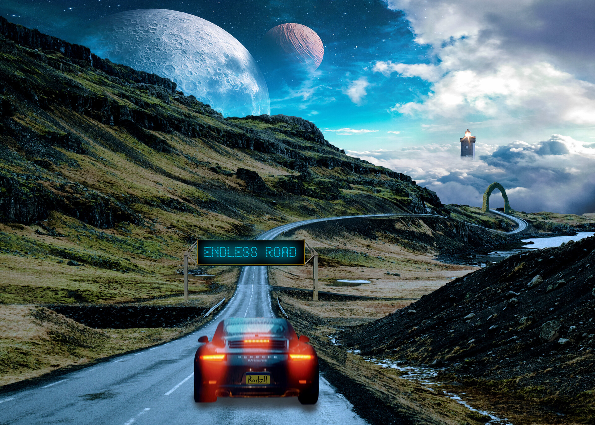 ArtStation - Endless road