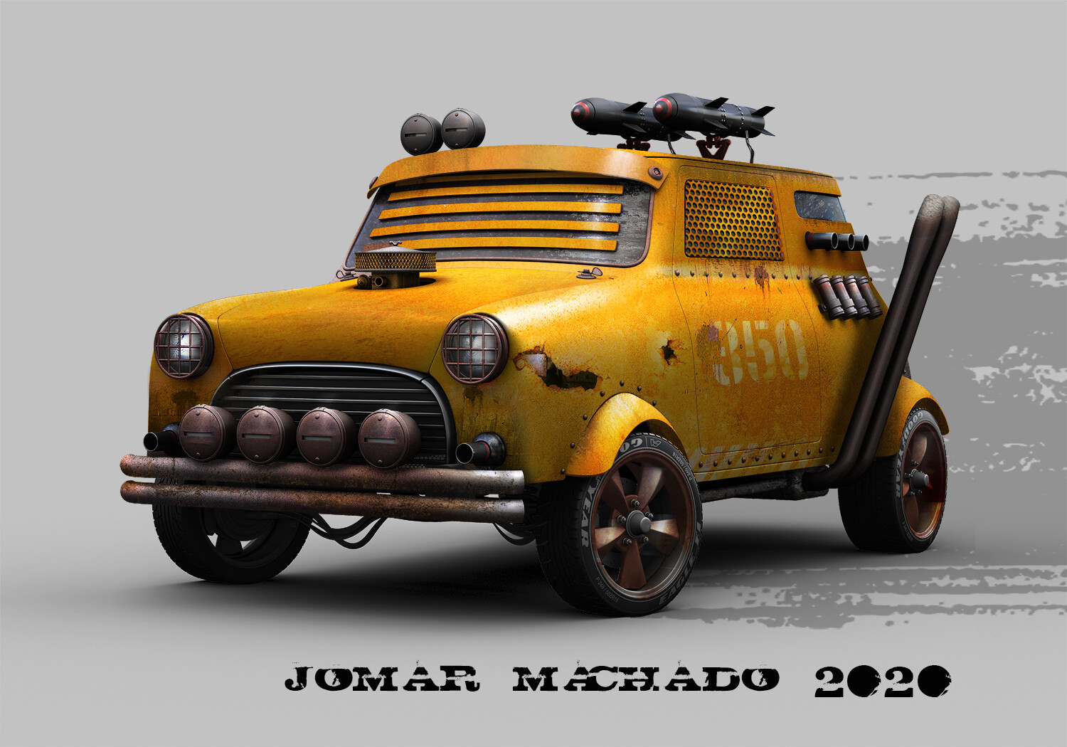 ArtStation - The Mini, two styles...