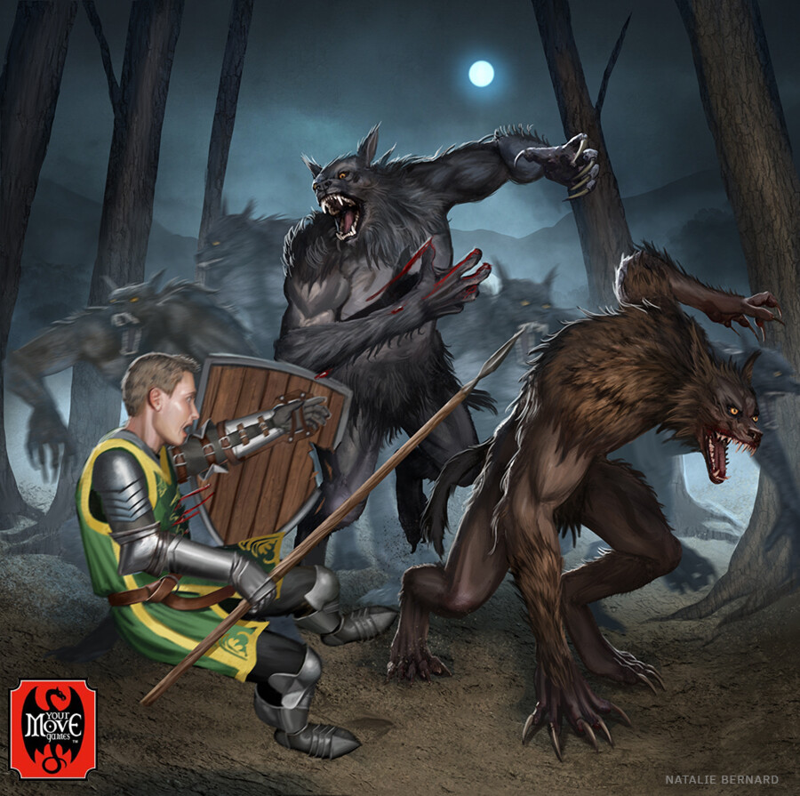 ArtStation - Werewolf Pack