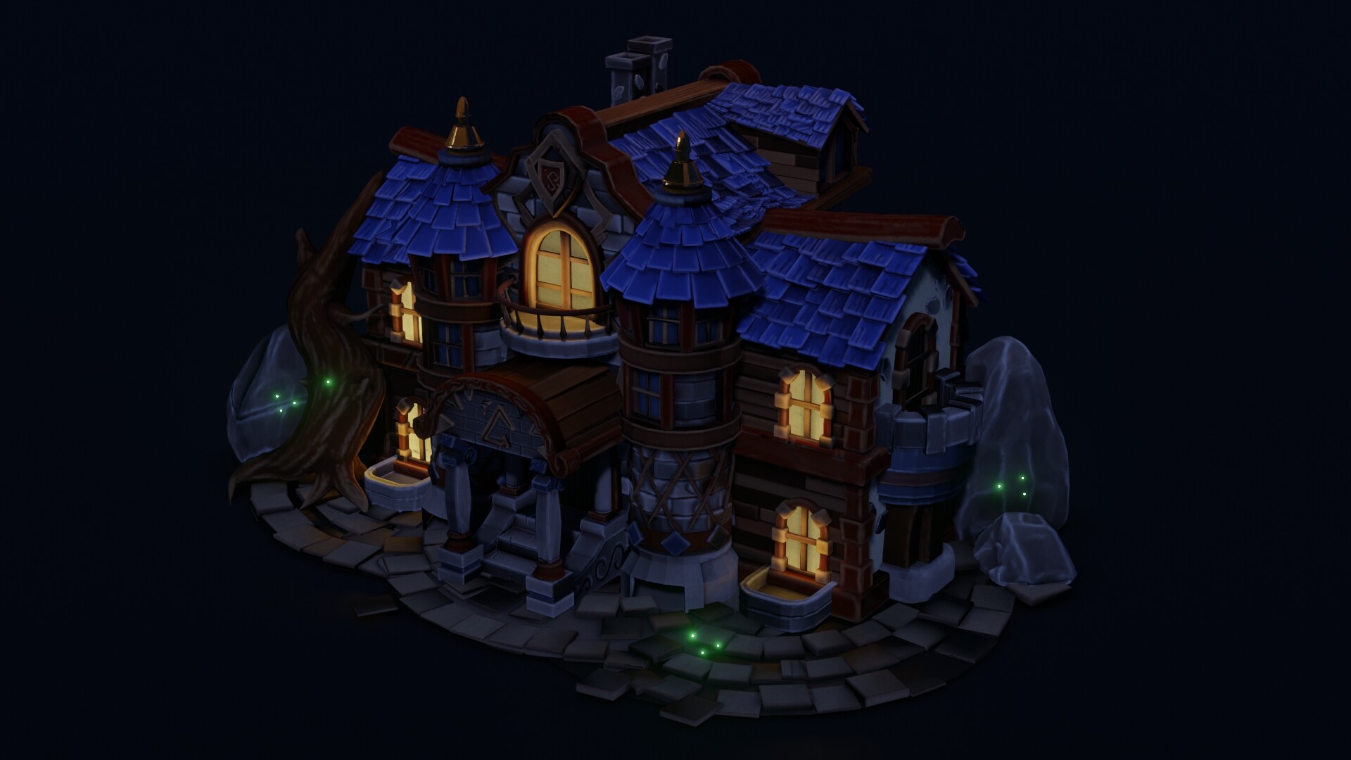 ArtStation - Cartoon Mansion