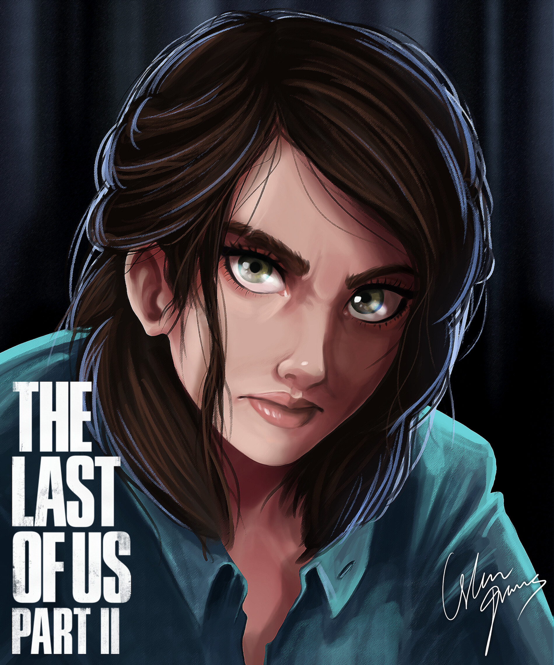 ArtStation - Ellie - Fanart, Oskar Mellblom