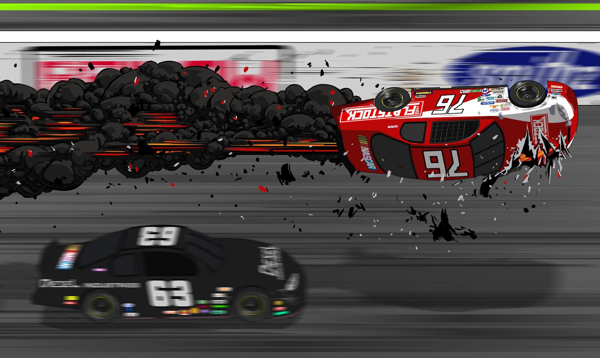 ArtStation - Nascar Comics