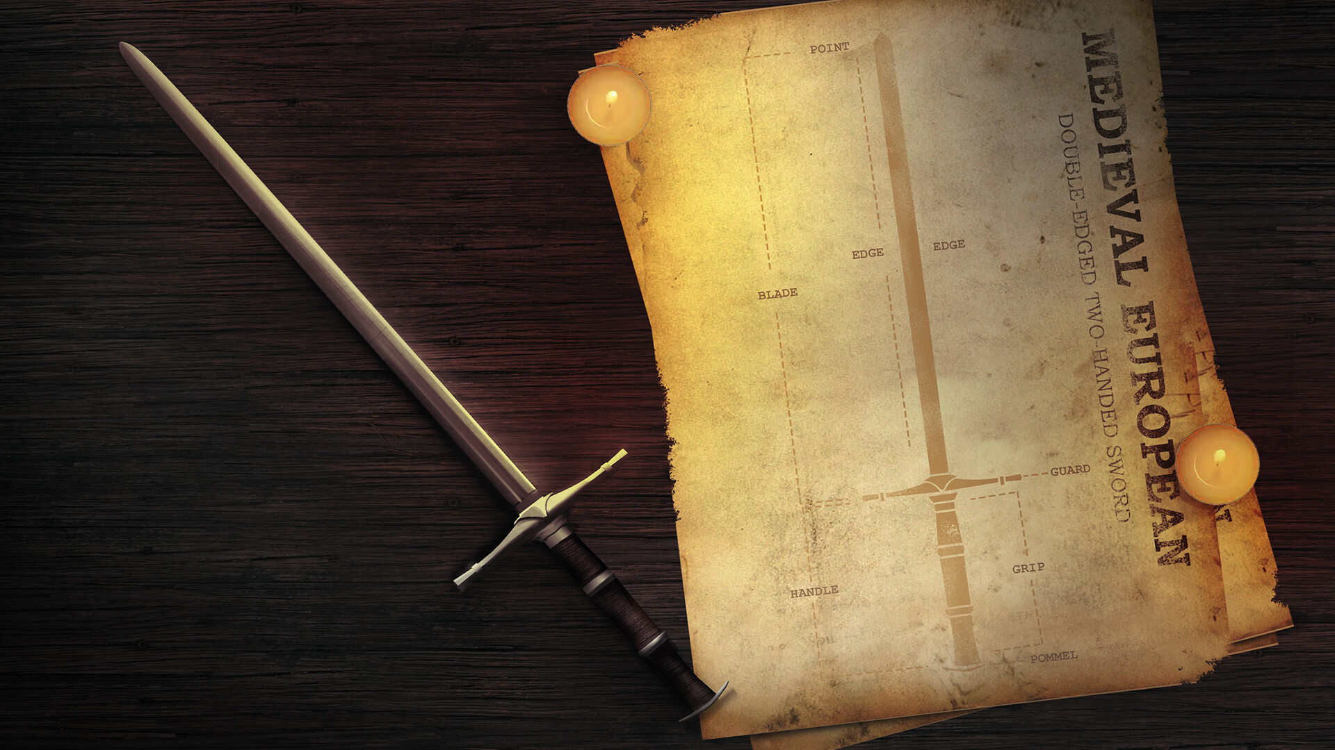 ArtStation - MEDIEVAL SWORD