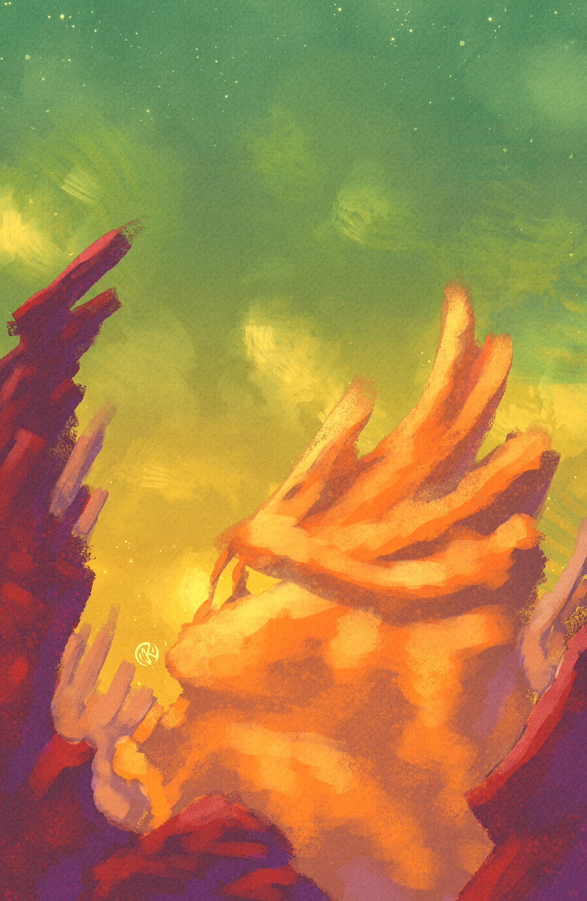 ArtStation - Rock Sketch