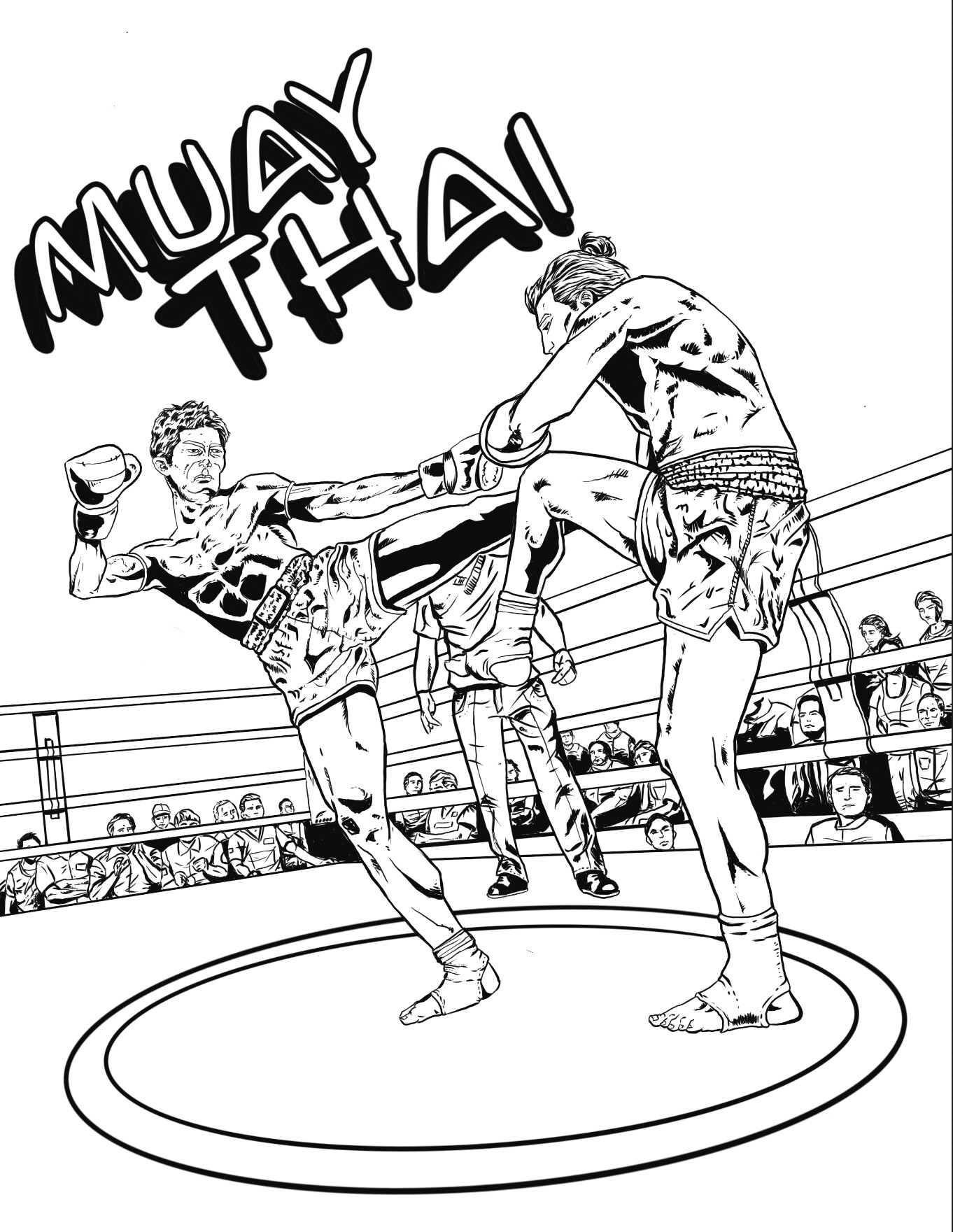 martial arts coloring sheets